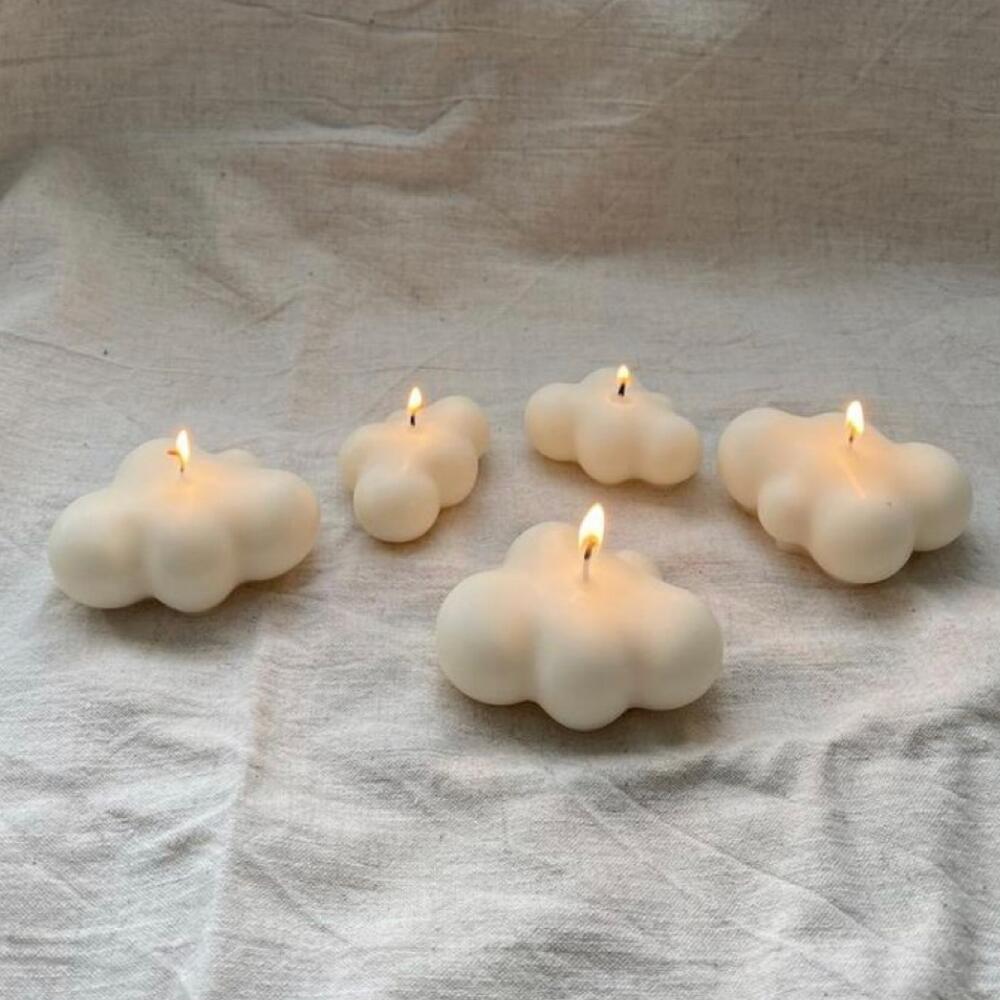 Cloud - Soy candle. M and L sizes. Can be ordered in any color, Decor ...