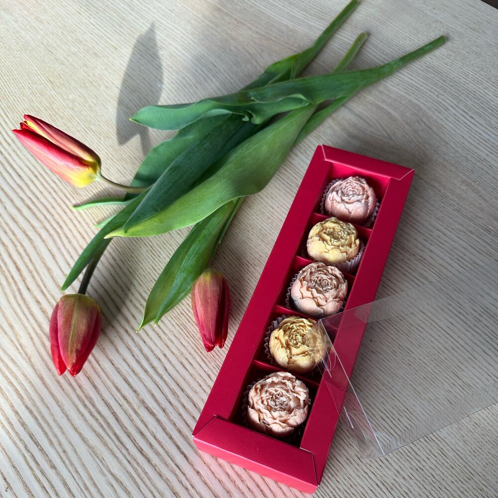 Шоколадные конфеты пионы, подарок, Confectionery & Bakery Petrozavodsk ...
