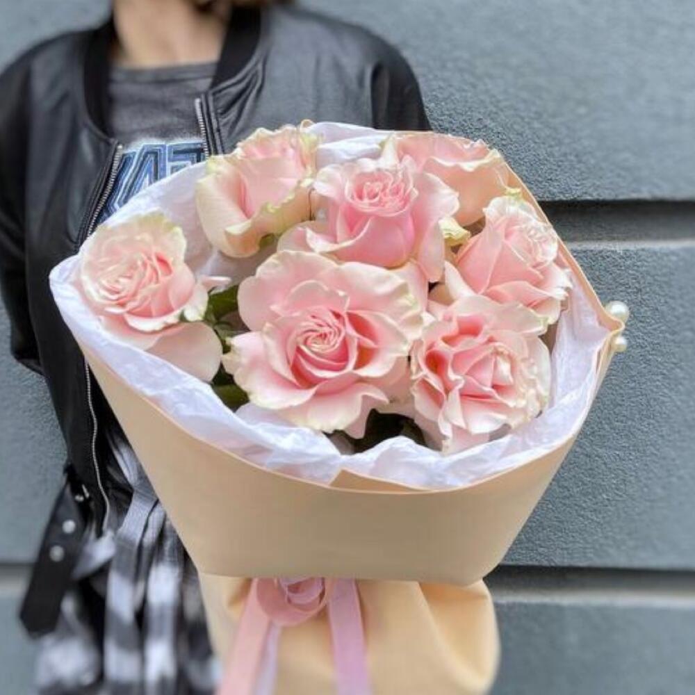 Нежные французские розы, Цветы Рязань, Рязанская область, Россия ...