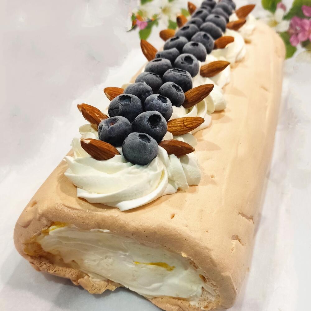 Меренговый рулет без сахара без крахмала без глютена, Confectionery ...