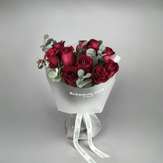 11 Red Roses bouquet, Flowers Dubai, United Arab Emirates, buy at a ...