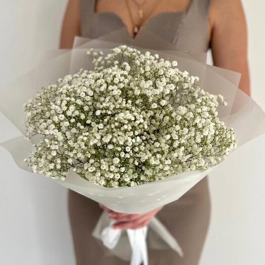 Букет из ароматной гипсофилы (mono 037), Цветы Санкт-Петербург ...
