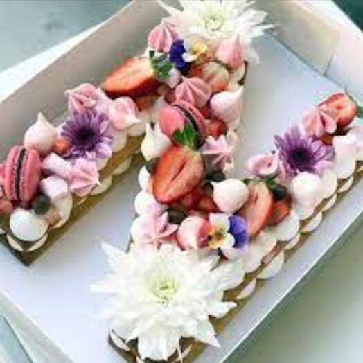 Letter N cake, Confectionery & Bakery Dubai, buy at a price of 3805 RUB ...