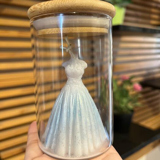 Bride dress candle in a jar, Décor Dubai, buy at a price of 1261 RUB ...