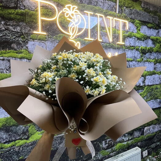 Point Flowers Nergis Buketi, İzmir içinde Çiçekler, 1000 TRY fiyattan ...