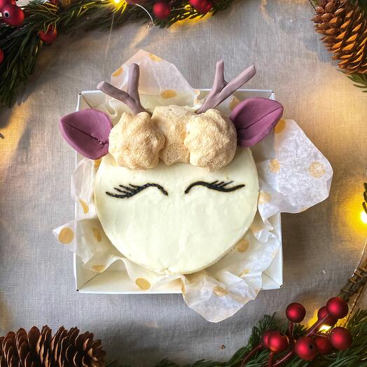 Бенто торт клубничный Белый мишка, Confectionery & Bakery Moscow, buy ...