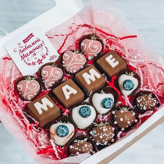 Клубничный бокс "Бокс "Маме" 1", Confectionery & Bakery Moscow, buy at ...