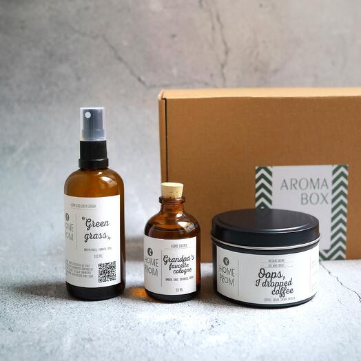 Подарочный набор «Aroma box для него» | Gift box «Aroma box for him ...